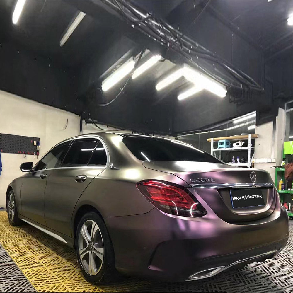 Diamond Chameleon Purple Copper Car Wrap – wrapteck