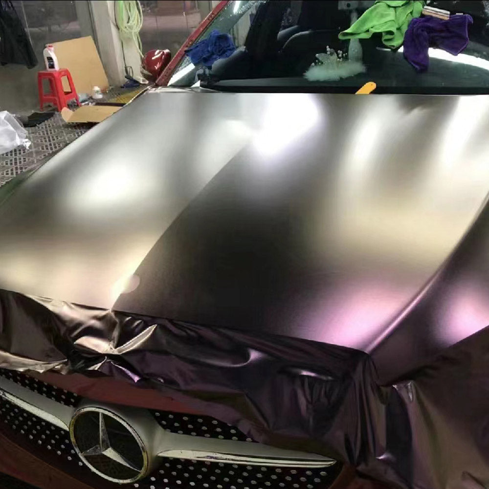 Diamond Chameleon Purple Copper Car Wrap – wrapteck