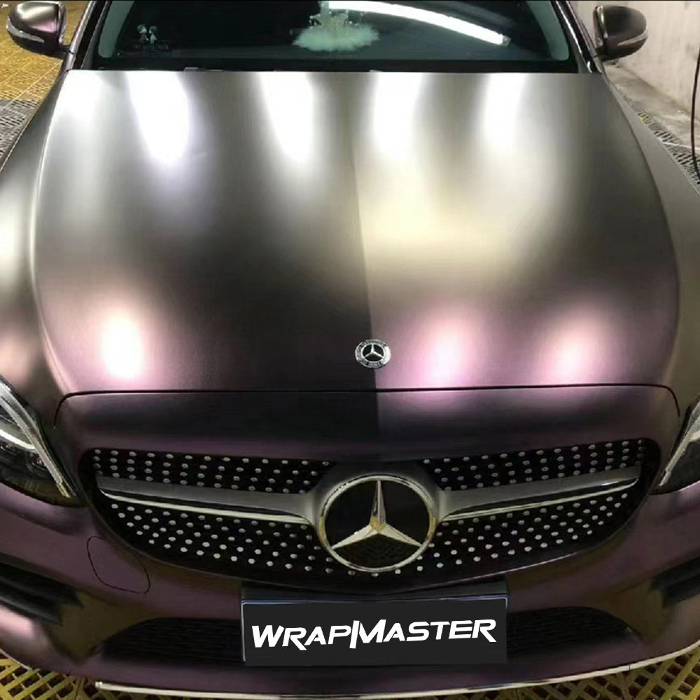 Diamond Chameleon Purple Copper Car Wrap – wrapteck