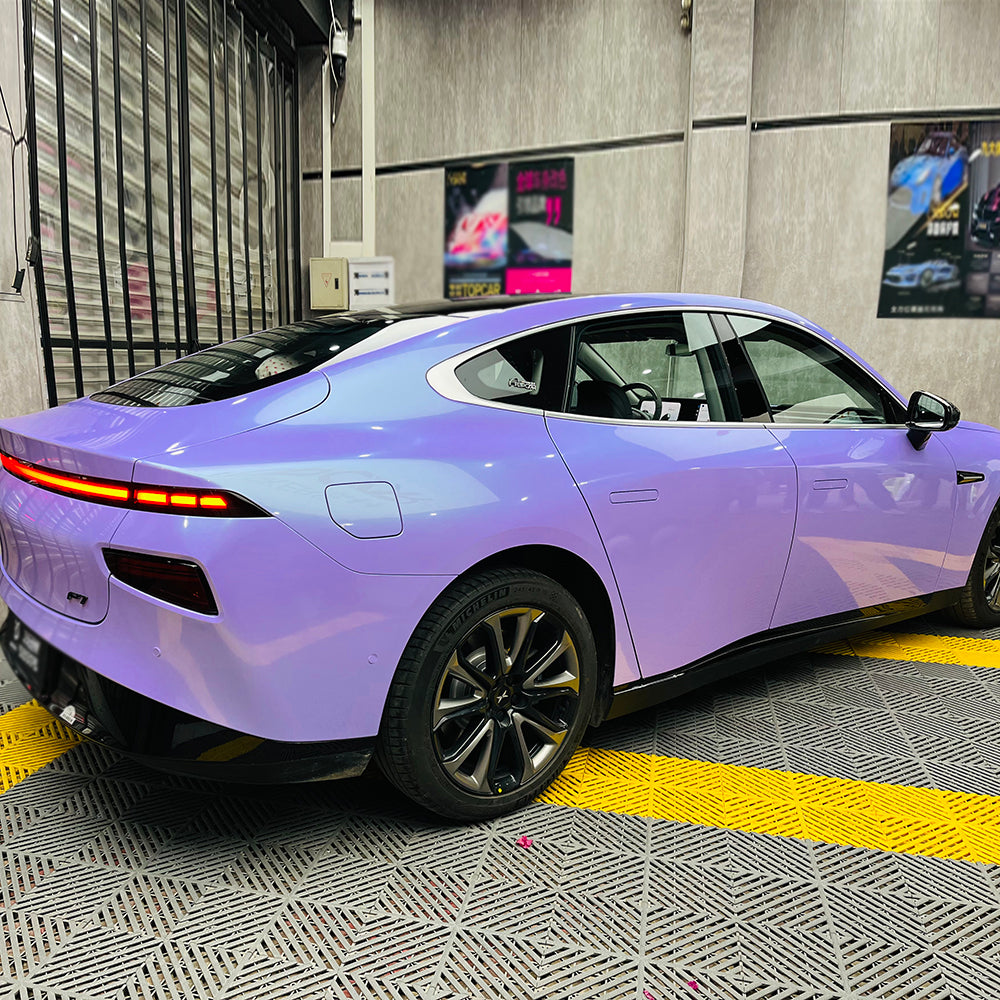 Glossy Flip Glacial Frost Blue Wrap Vinyl – wrapteck