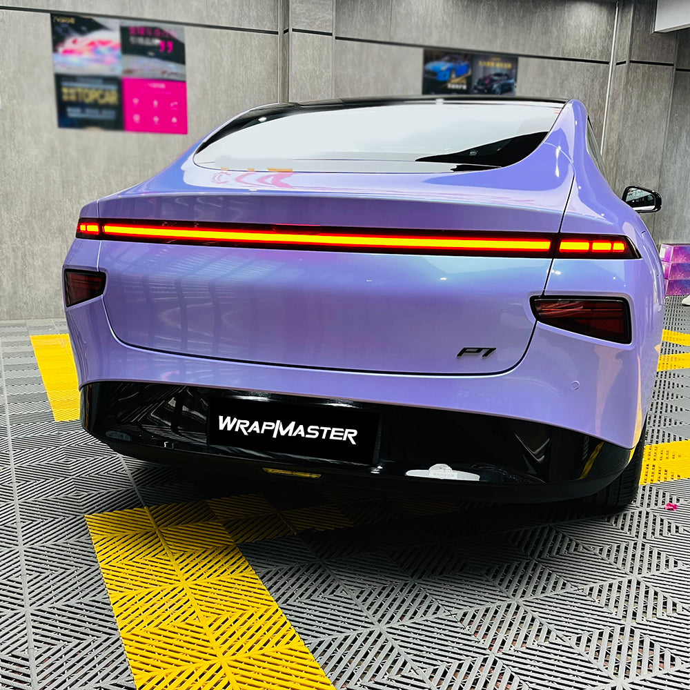 Glossy Flip Glacial Frost Blue Wrap Vinyl – wrapteck