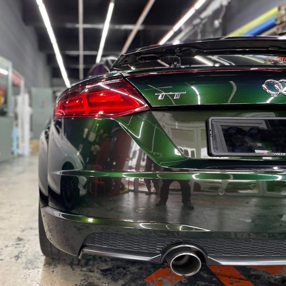 Suple Demon Green Sparkling Chameleon Vinyl Car (PET Liner) – wrapteck