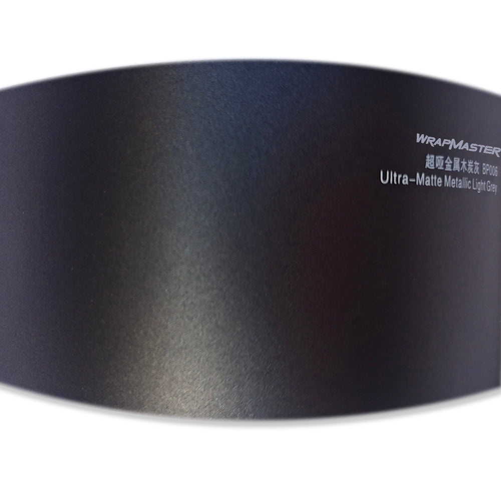 Ultral-matte Metallic Light Grey Car Vinyl – wrapteck