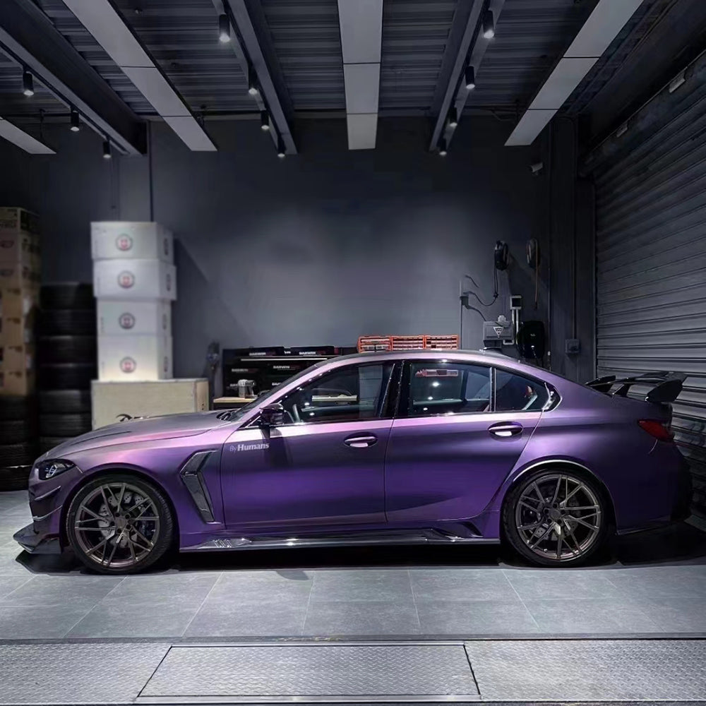 Ultral-matte Metallic Dark Purple Car – wrapteck