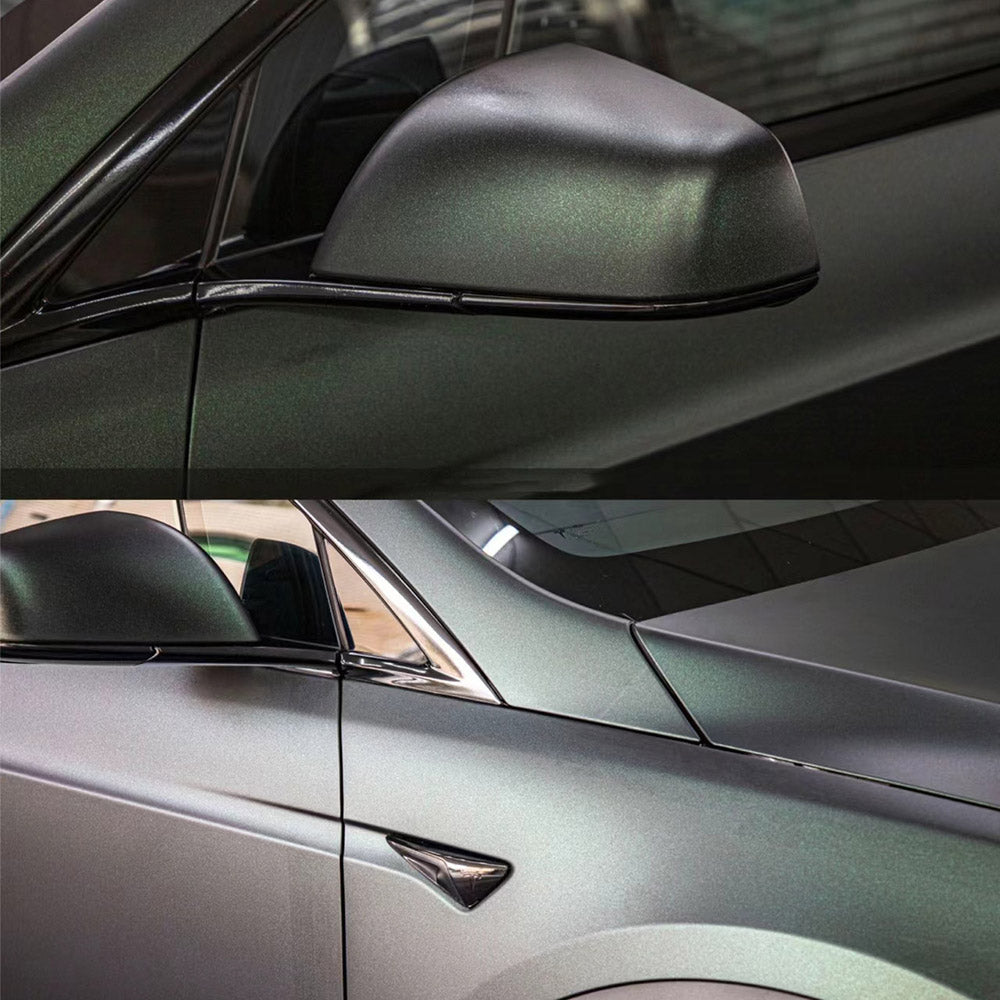 Ultral-matte Metallic Phontom Shadow Olive Green – wrapteck