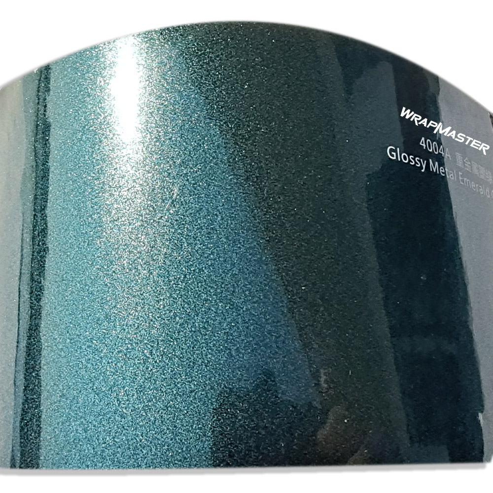 Gloss Heavy Metal Emerald Green Car Wrap – wrapteck