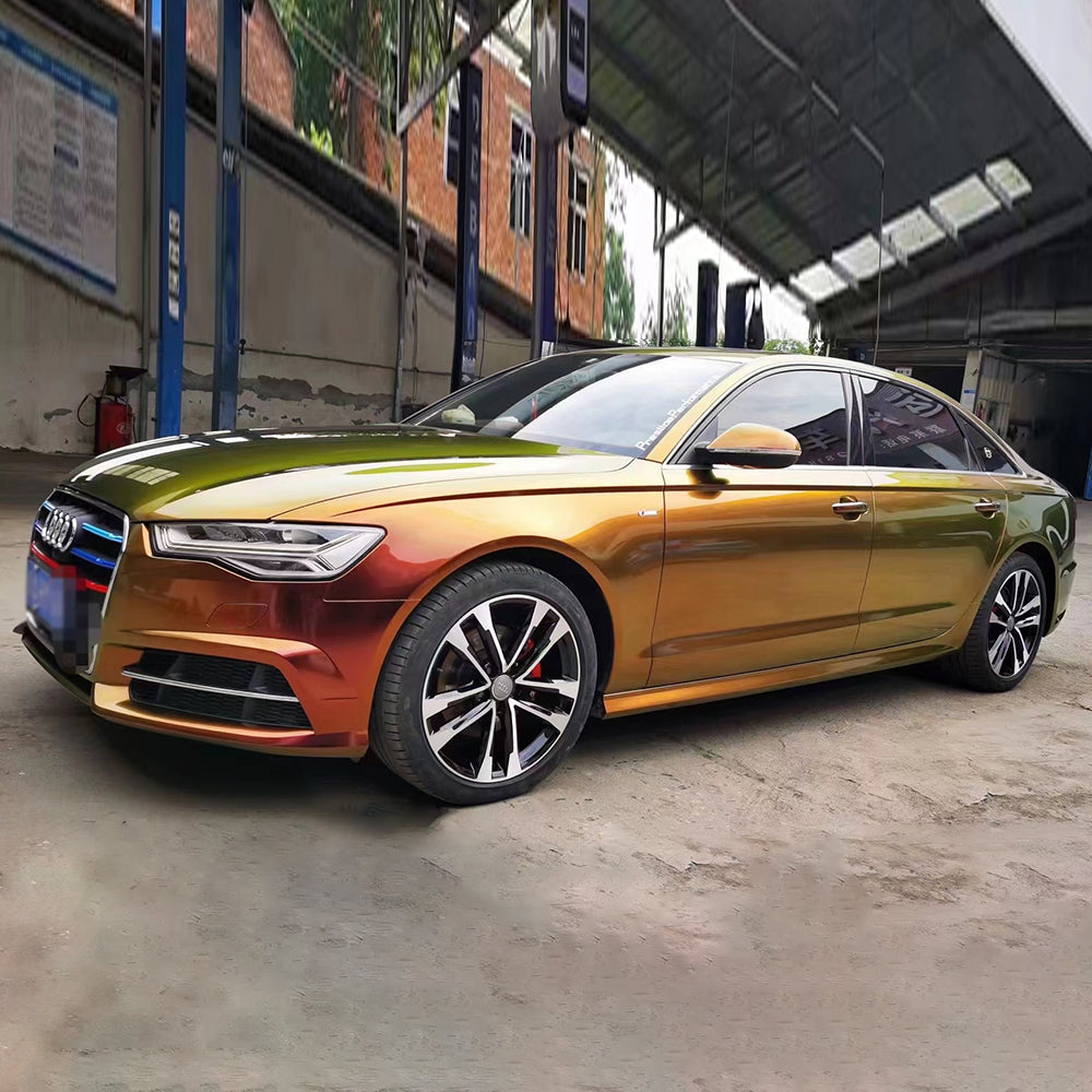 Glossy Diamond Sunrise Car Wrap – wrapteck