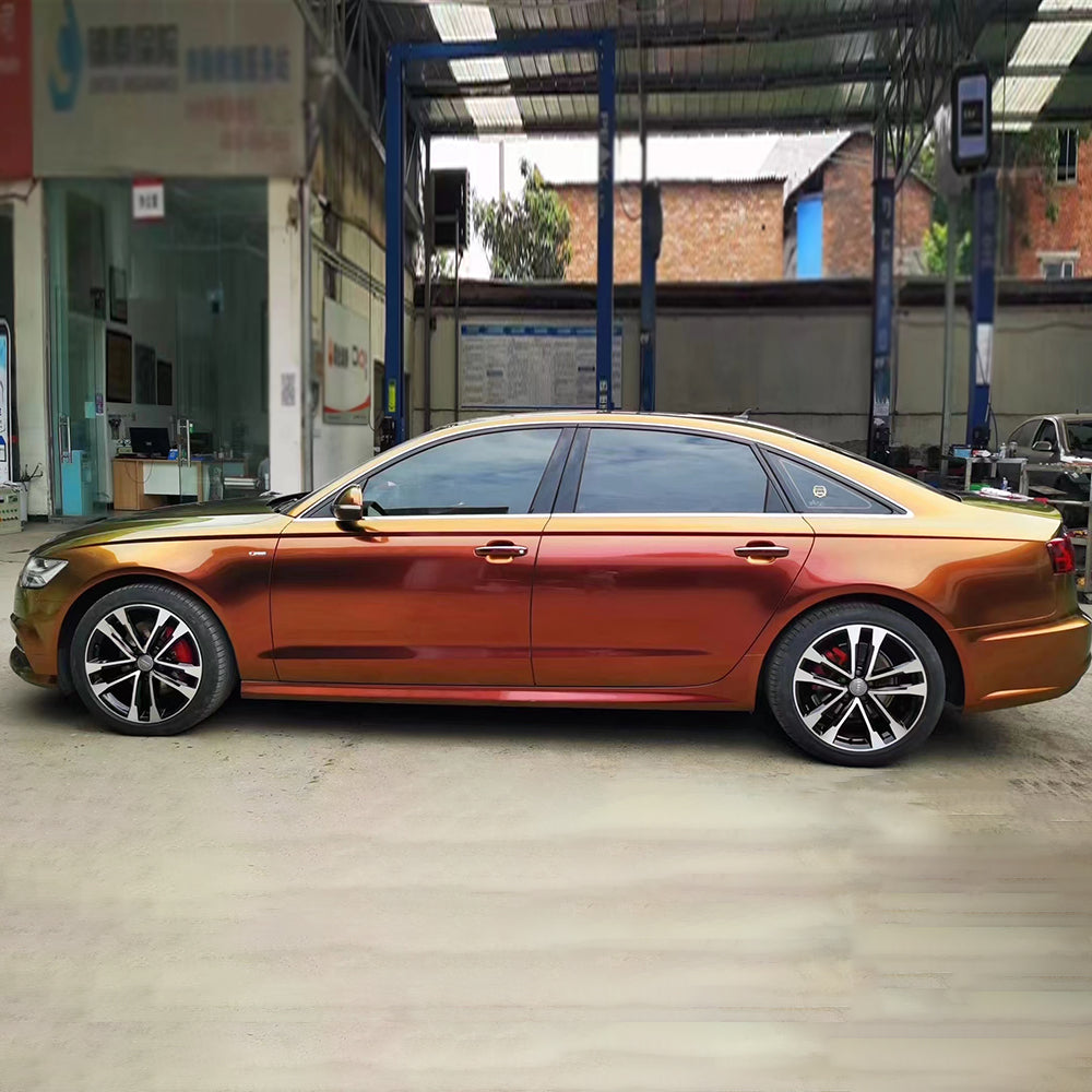 Glossy Diamond Sunrise Car Wrap – wrapteck
