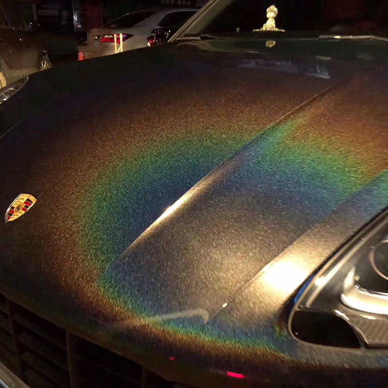 Gloss Iridescent Black Car Vinyl – wrapteck