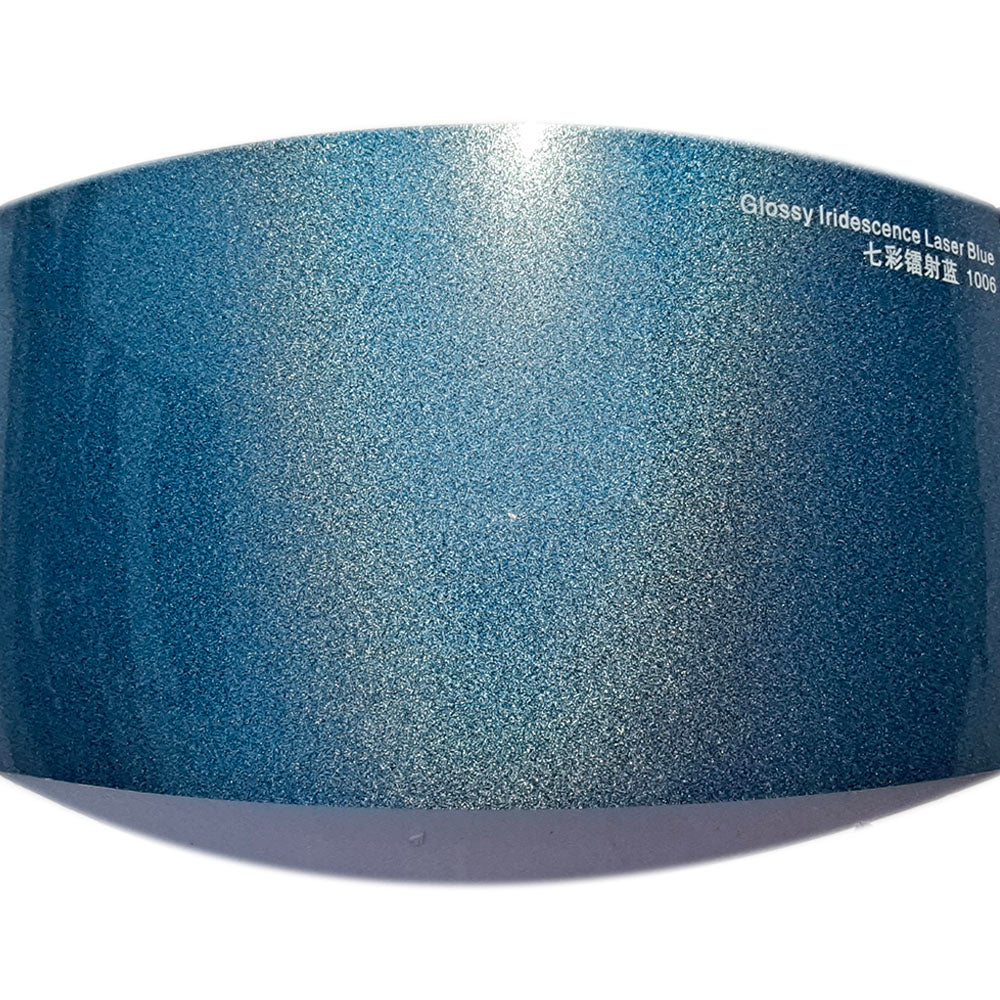 Gloss Iridescent Blue Car Wrap – wrapteck