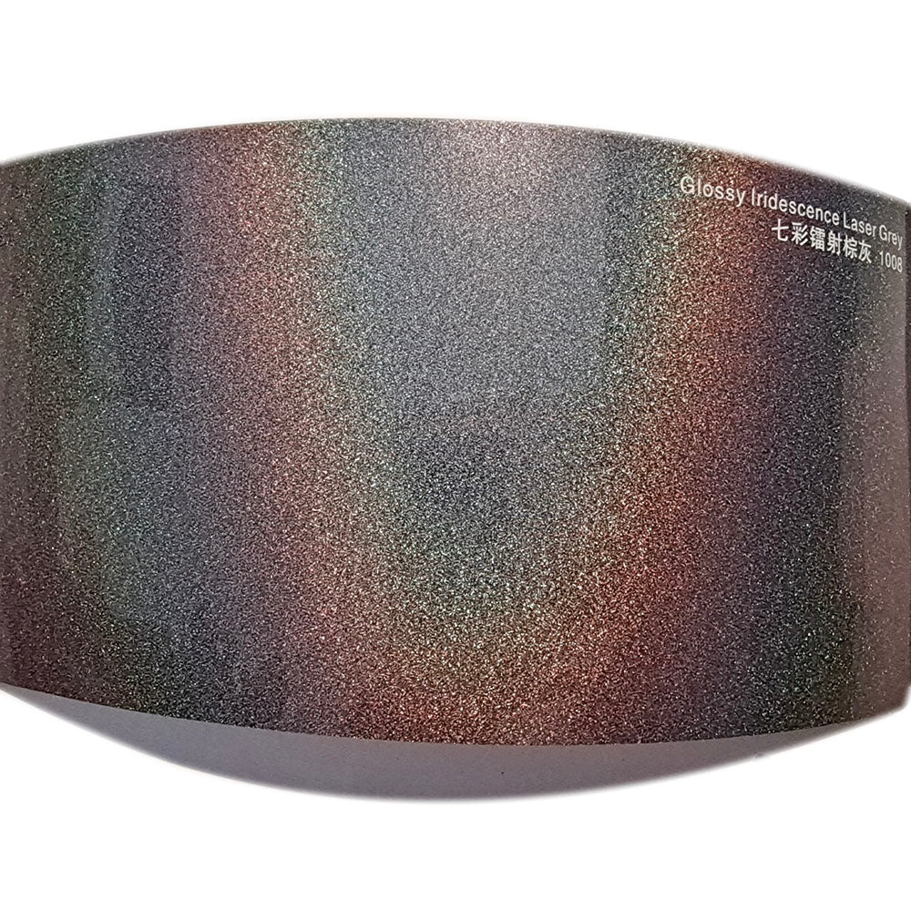 Gloss Iridescent Laser Brown Grey Car Wrap – wrapteck