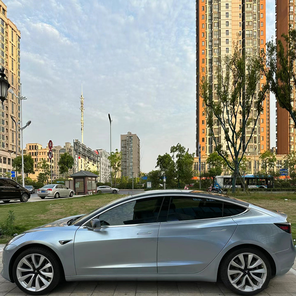 Liquid Metallic Grey Car Wrap – wrapteck