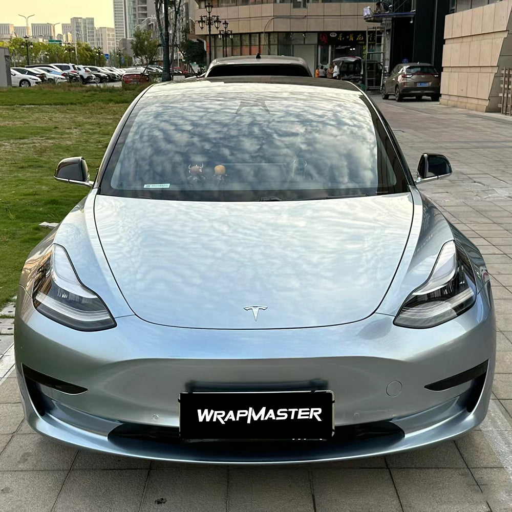 Liquid Metallic Grey Car Wrap – wrapteck