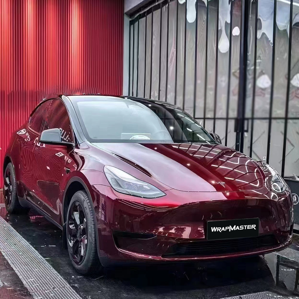 Gloss Metallic Liquid Dragon Red (PET Liner) – wrapteck