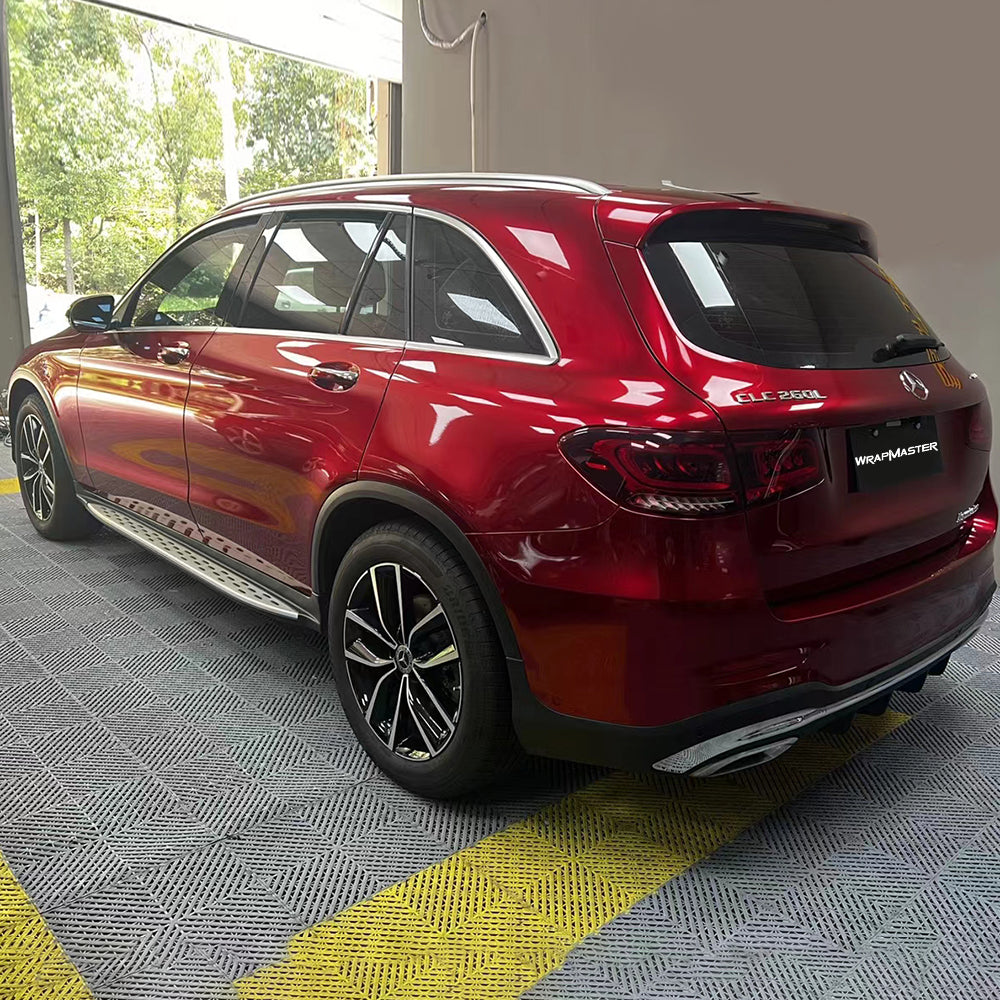 Gloss Metallic Liquid Ruby Red (PET Liner) – wrapteck