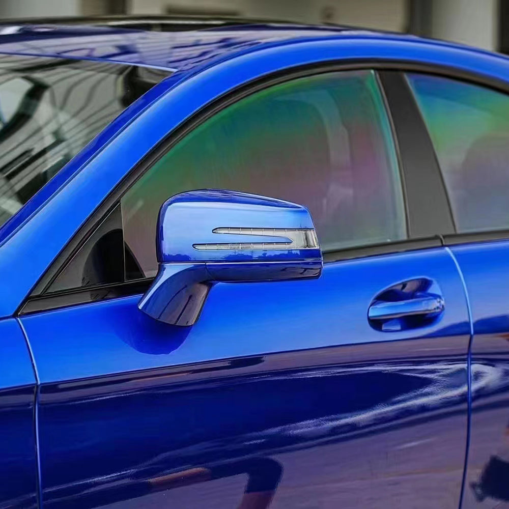 Gloss Liquid Metallic Blue Wrap Vinyl (PET Liner) – wrapteck