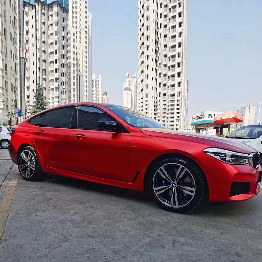 Matte Ceramic Red Car Wrap – wrapteck