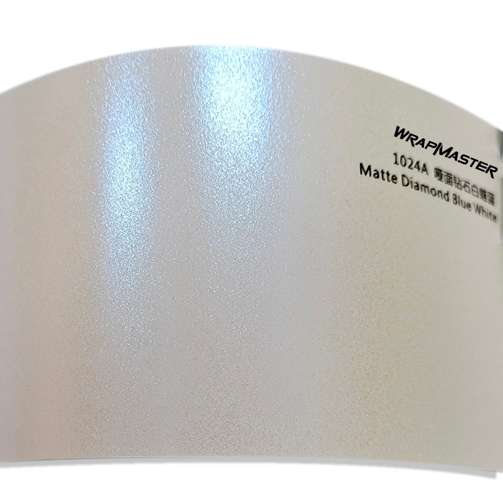 Diamond Blue White Vinyl Wrap – wrapteck