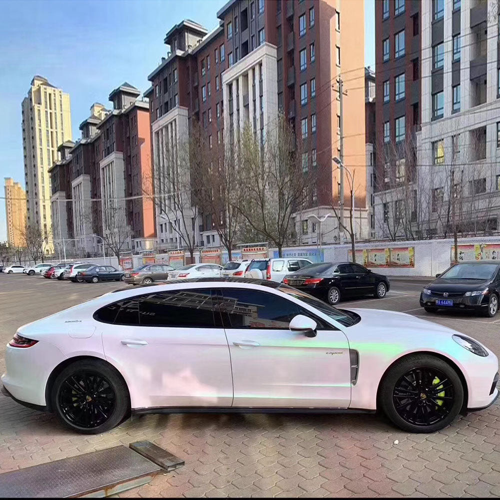 Diamond Blue White Vinyl Wrap – wrapteck