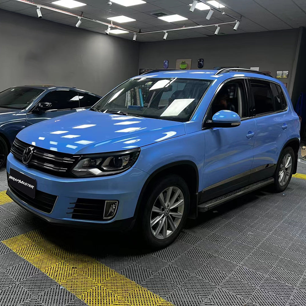 Twin Color Shift Wrap Metallic Gray Blue – wrapteck