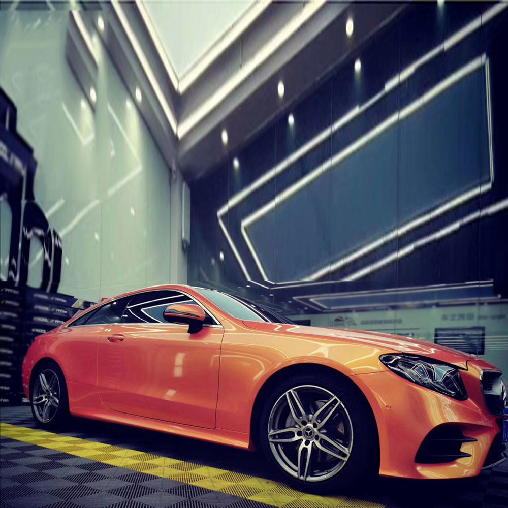 Color Shift Orange Vinyl Wrap – wrapteck