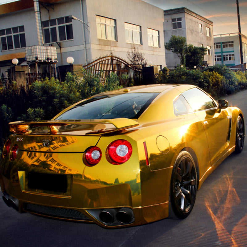 Mirror Chrome Gold High Stretch Vinyl Wrap – wrapteck