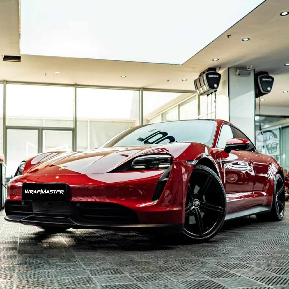 Super Gloss Carmine Red Vinyl Wrap (PET Liner) – wrapteck
