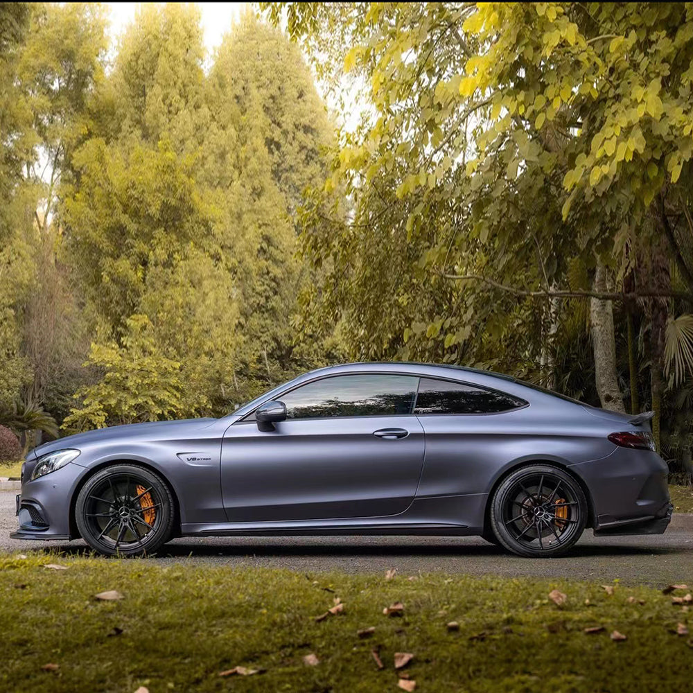 Matte Metallic Satin Racing Blue Vinyl Wrap (PET Liner) – wrapteck