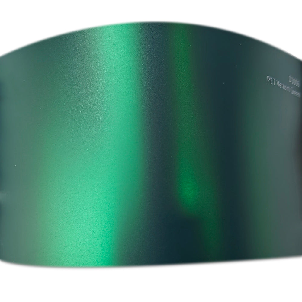 Super Chrome Metallic Vinyl Venom Green (PET Liner) – wrapteck
