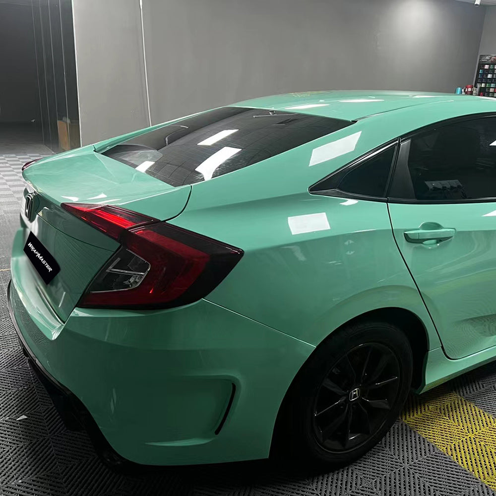 Super Gloss Mint Green Vinyl (PET Liner) – wrapteck