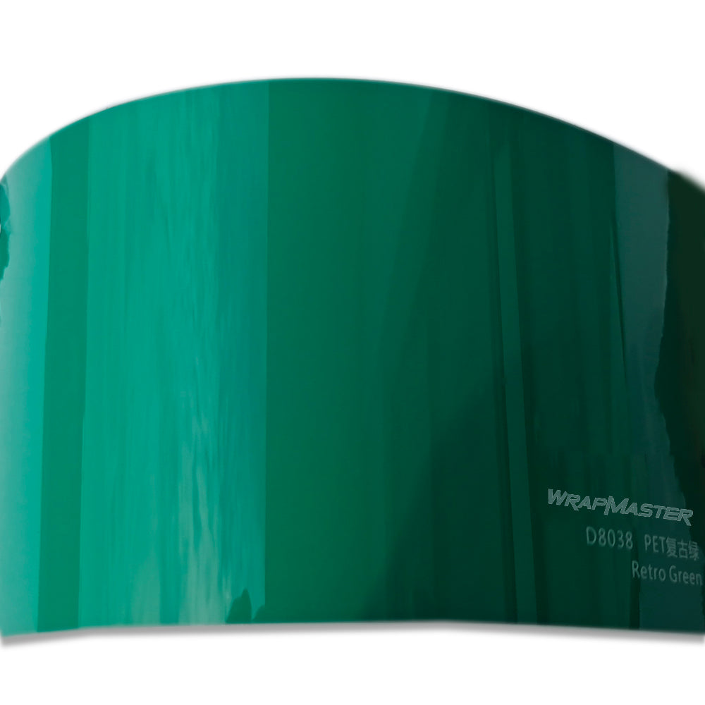 Super Gloss Retro Green Vinyl Roll (PET Liner) – wrapteck