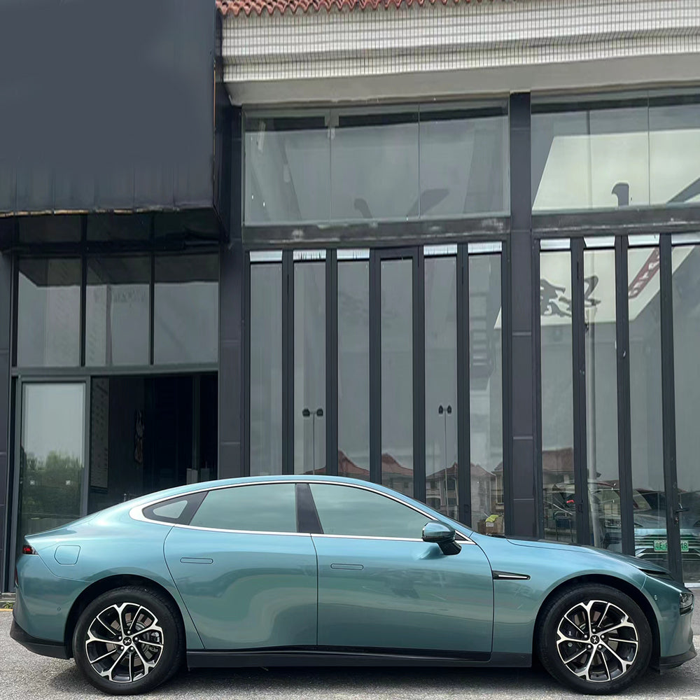 Gloss Metallic Interstellar Green Vinyl Wrap (PET Liner) – wrapteck