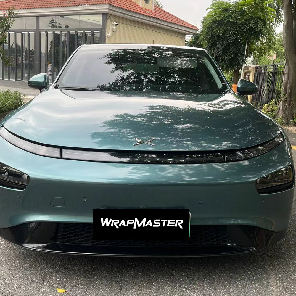 Gloss Metallic Interstellar Green Vinyl Wrap (PET Liner) – wrapteck