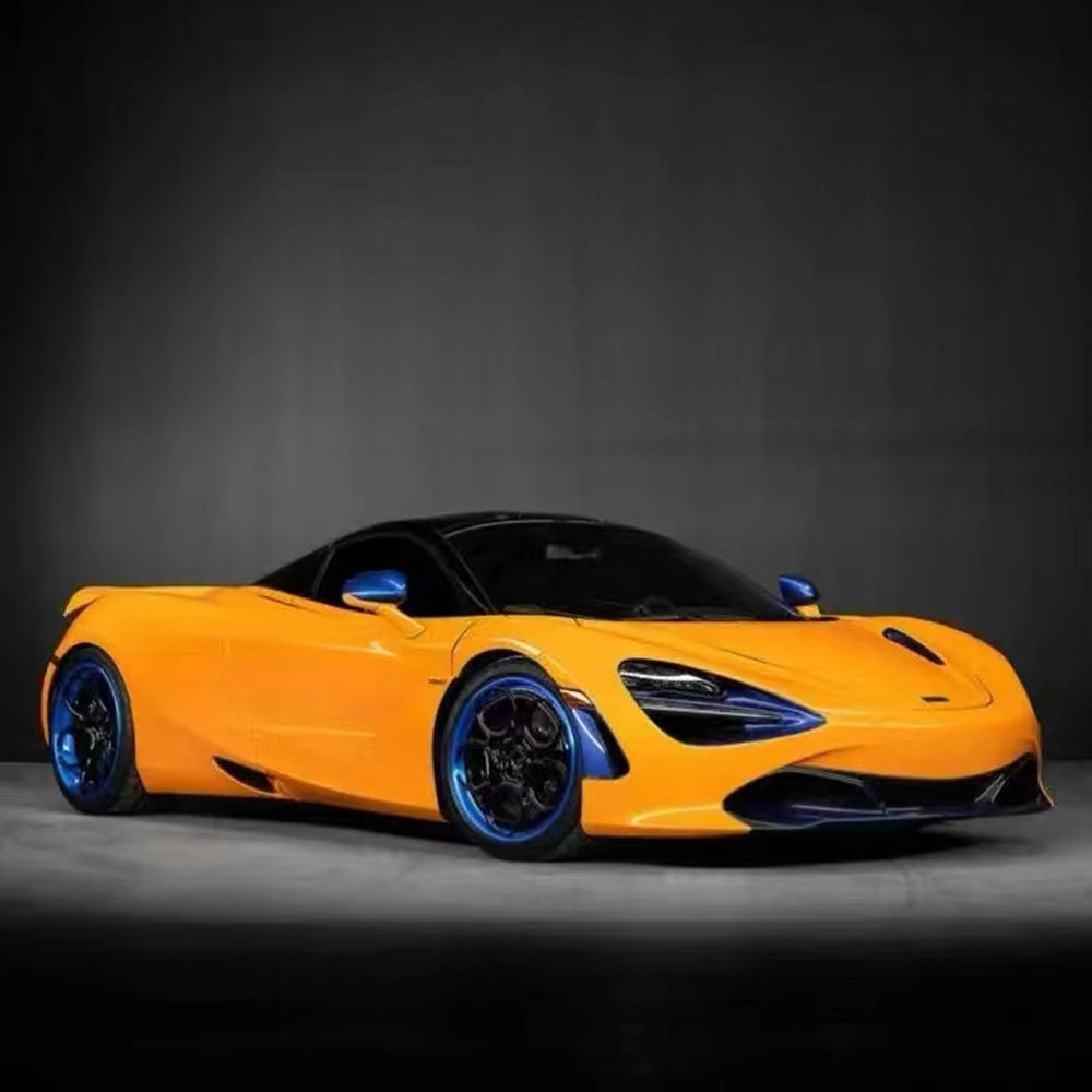 Gloss Mclaren Orange Vinyl Wrap (PET Liner) – wrapteck