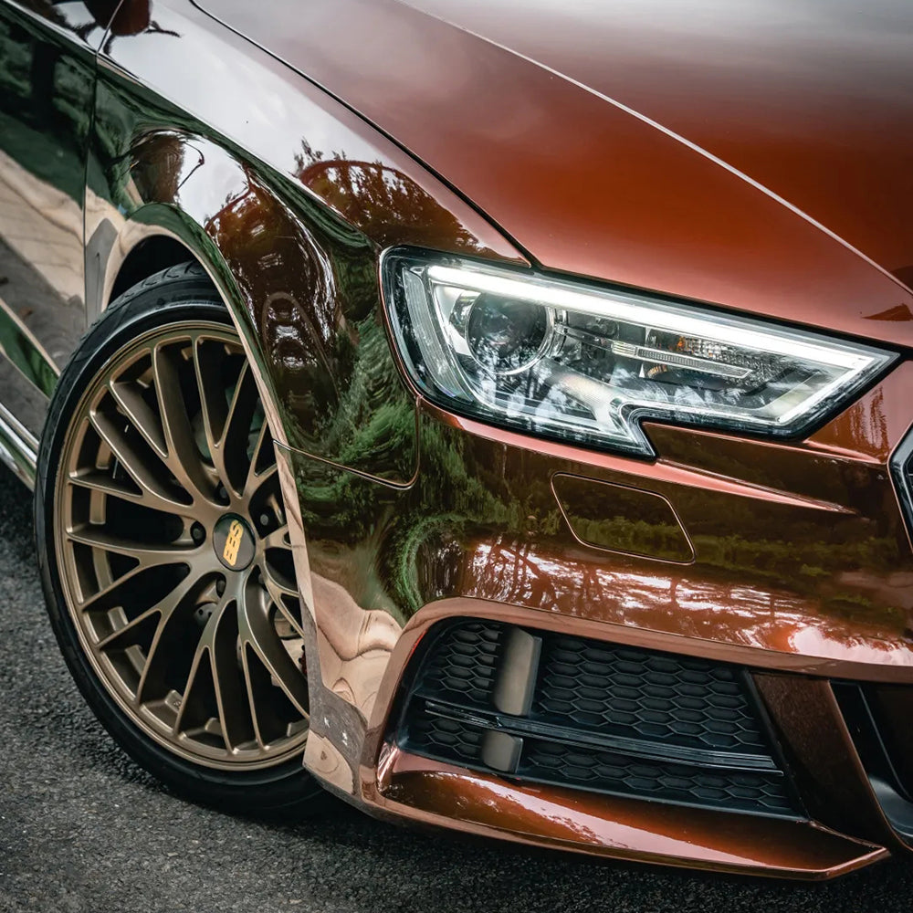 Gloss Metallic Liquid Coffee Brown (PET Liner) – wrapteck