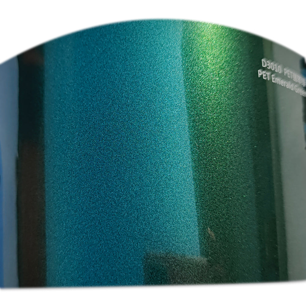 Gloss Metallic Emerald Green Vehicle Wrap (PET Liner) – wrapteck