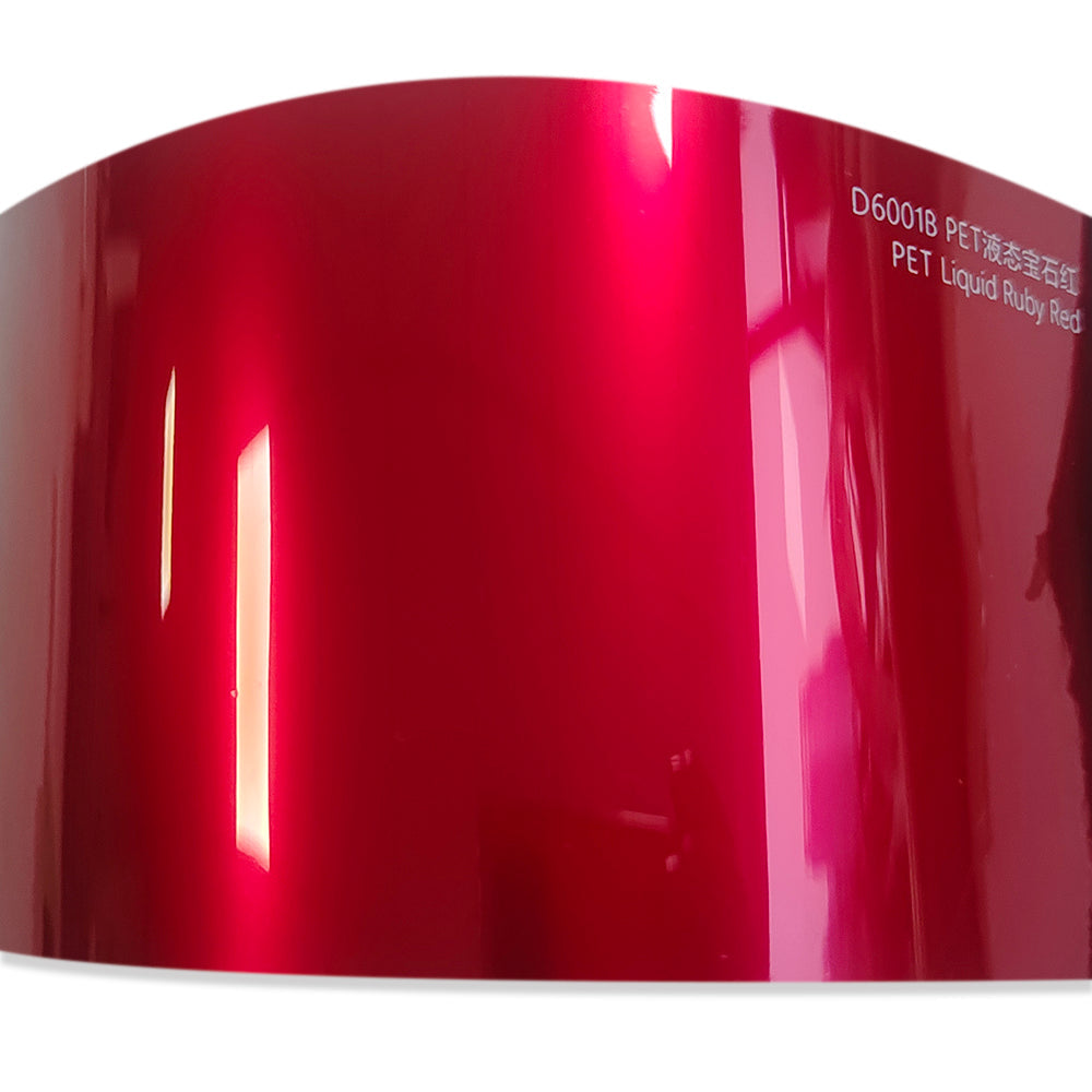 Gloss Metallic Liquid Ruby Red (PET Liner) – wrapteck