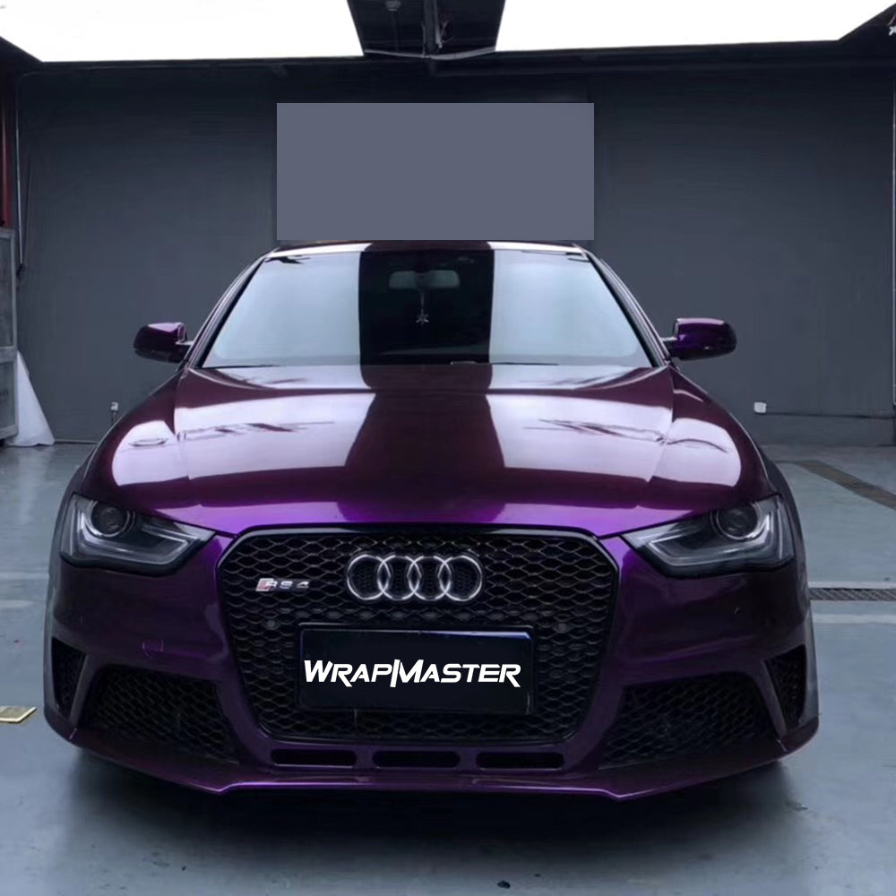 Gloss Paint Metallic Midnight Purple Vehicle Wrap Vinyl – wrapteck