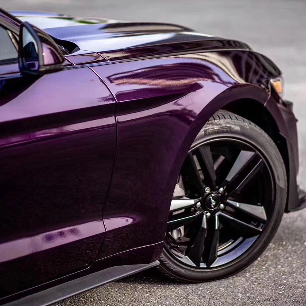 Gloss Paint Metallic Midnight Purple Vehicle Wrap Vinyl – wrapteck
