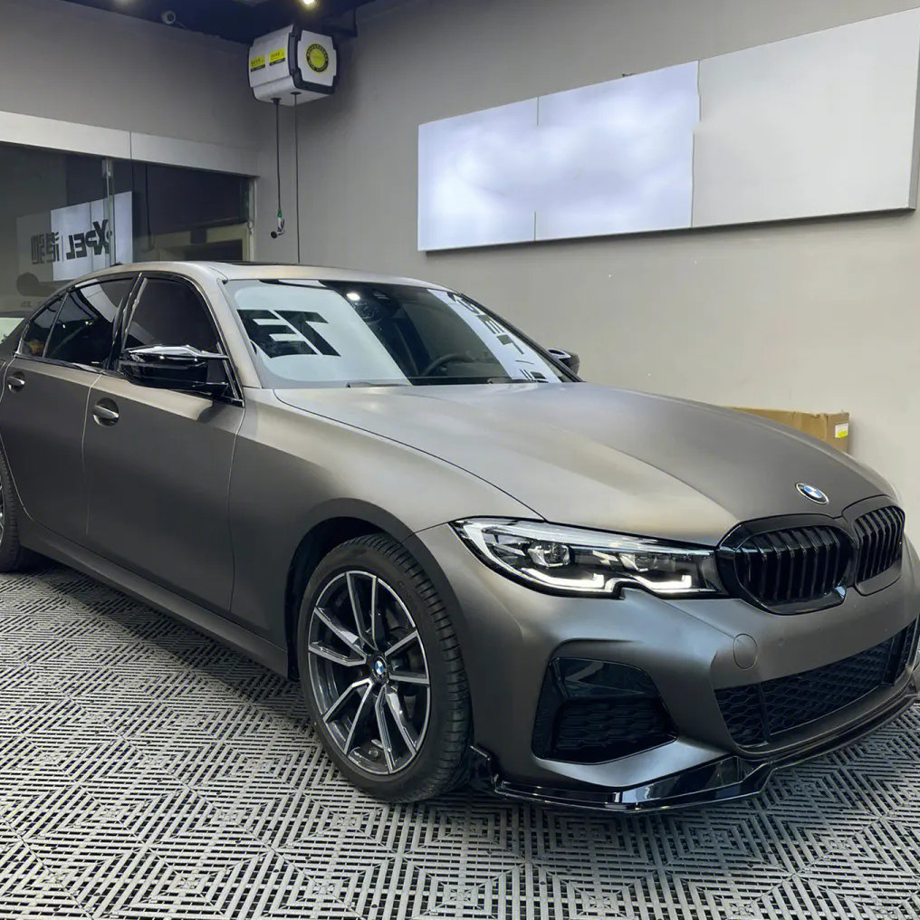 Super Matte Ultimate Flat Orites Grey Carwrapping (PET Liner) – wrapteck