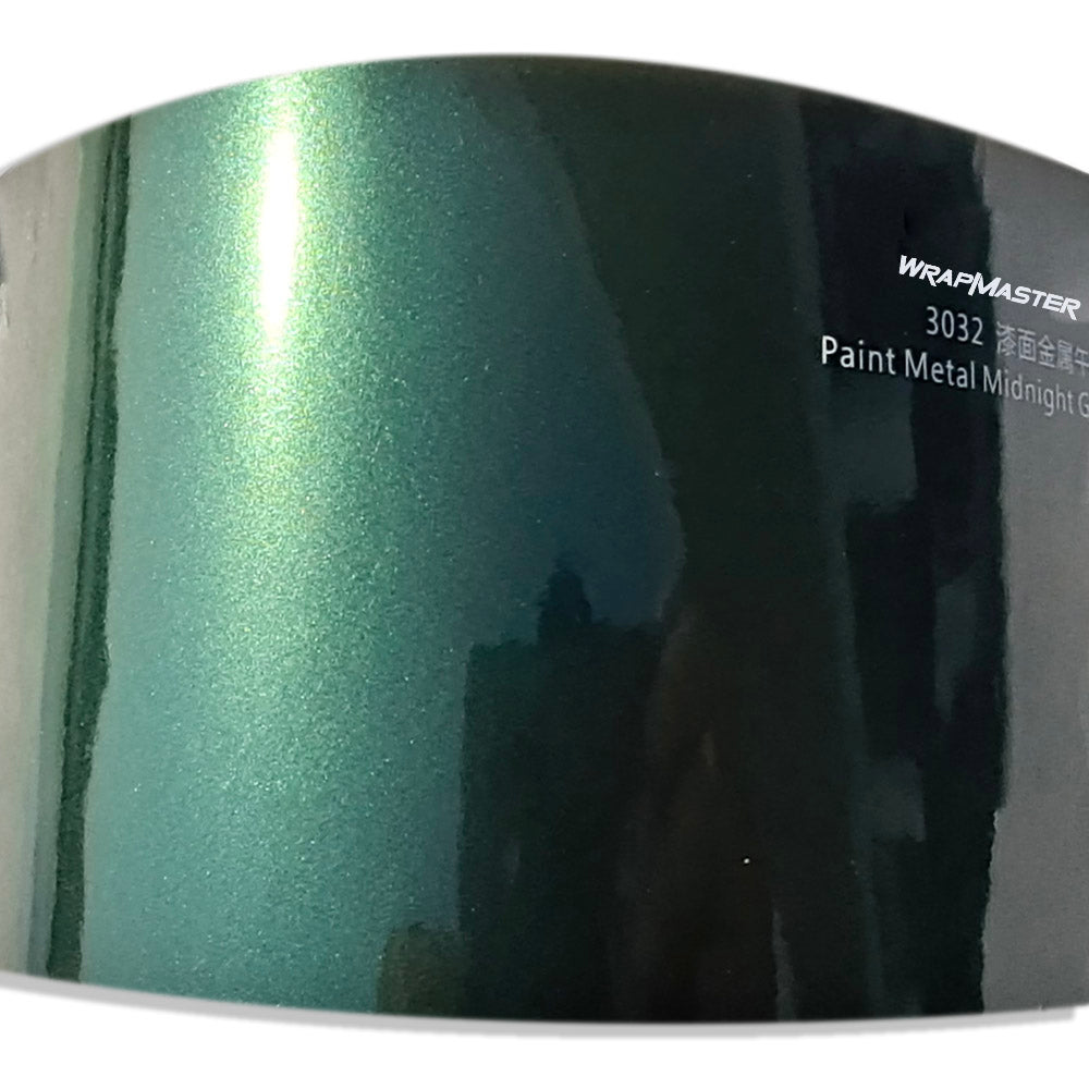 Gloss Paint Metallic Midnight Green Vinyl – wrapteck