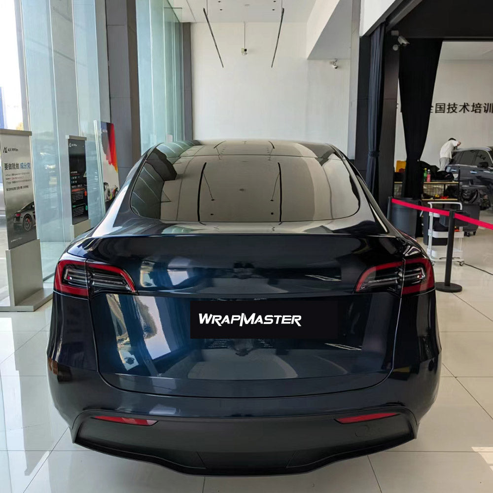 Gloss Paint Metallic Midnight Cyan Vinyl Colors – wrapteck