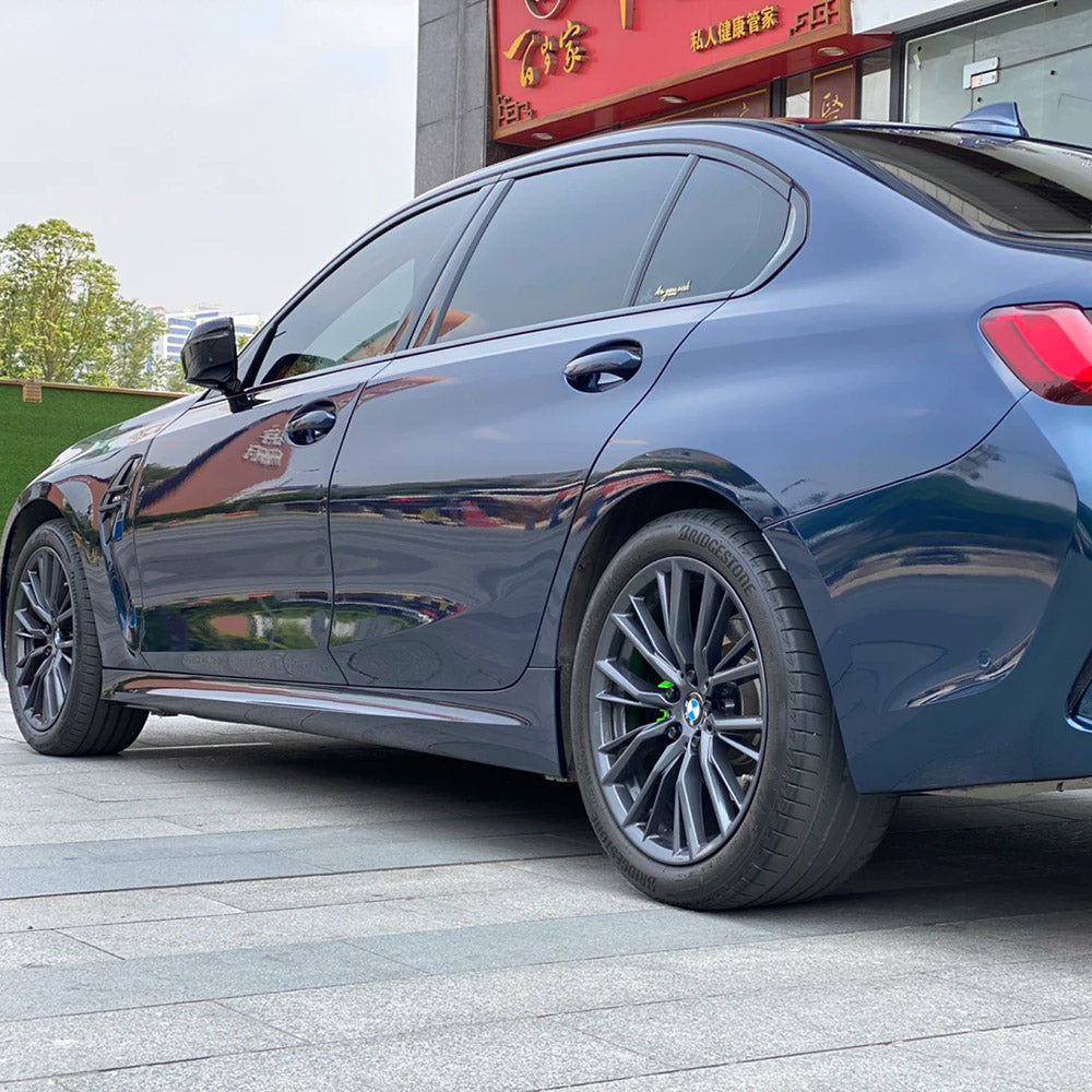 Gloss Paint Metallic Midnight Blue Car Wrap – wrapteck