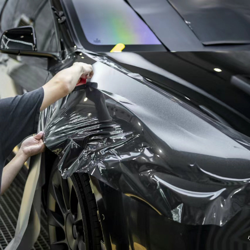 Gloss Metallic Volcano Grey Wrap (PET Liner) – wrapteck