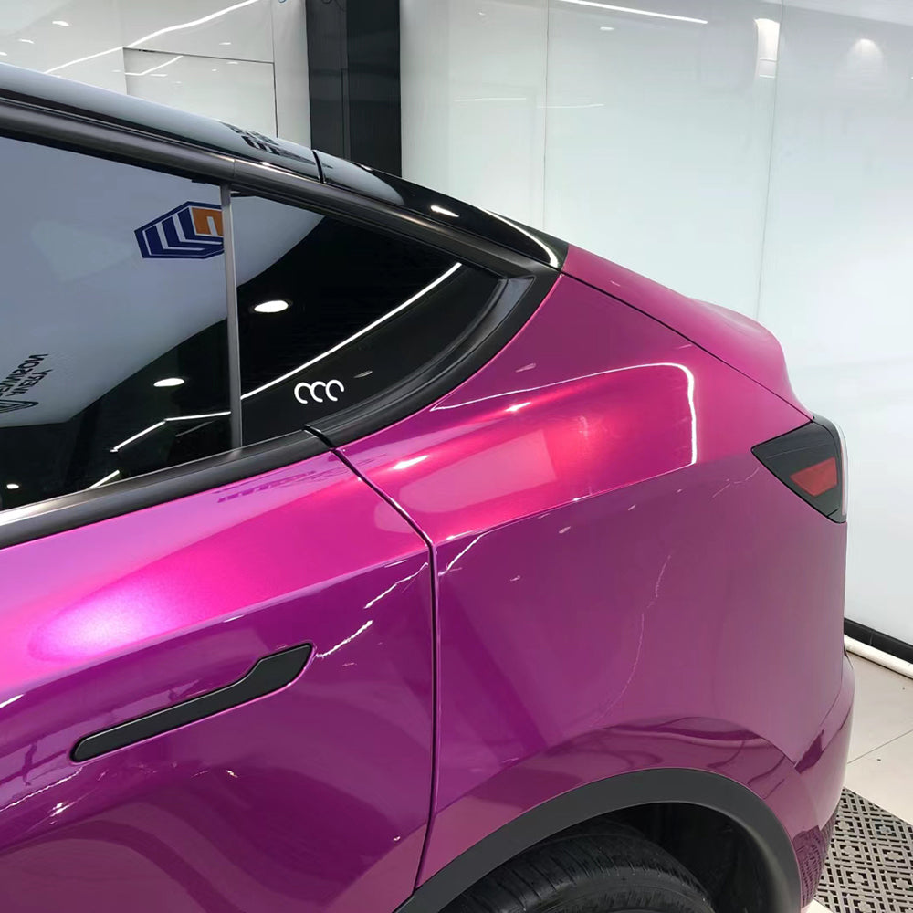Gloss Metallic Berry Purple Car Wrap (PET Liner) – wrapteck