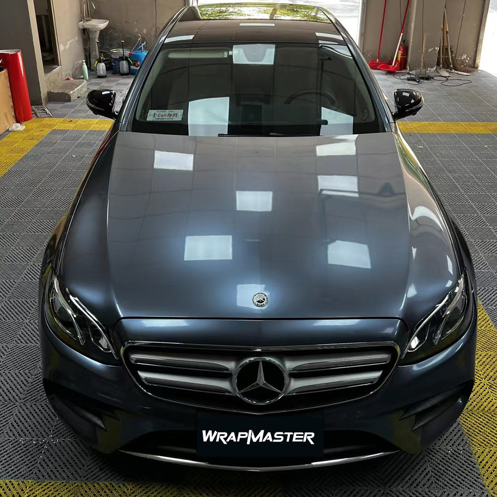 Gloss Metallic Byron Bay Blue Vehicle Wrap (PET Liner) – wrapteck