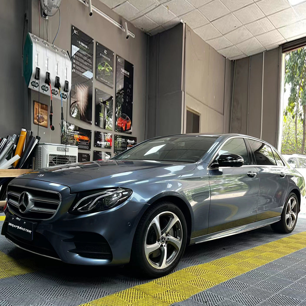 Gloss Metallic Byron Bay Blue Vehicle Wrap (PET Liner) – wrapteck
