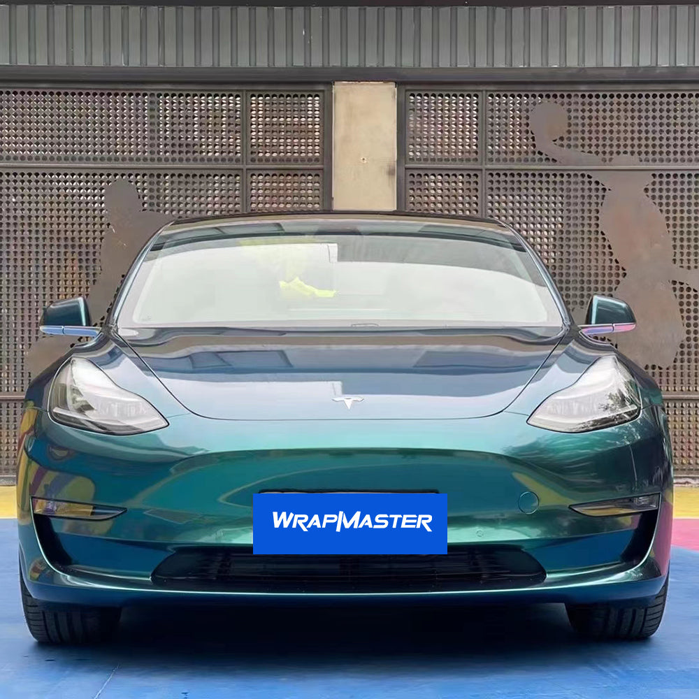 Gloss Metallic Royal Green Vehicle Wrap Vinyl (PET Liner) – wrapteck