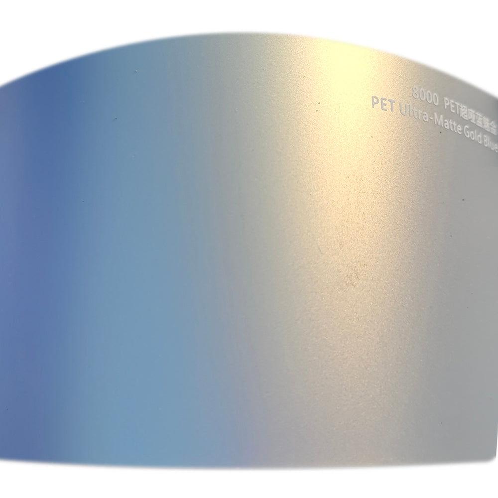 Super Metallic Gold Blue Color Shift Wrap (PET Liner) – wrapteck