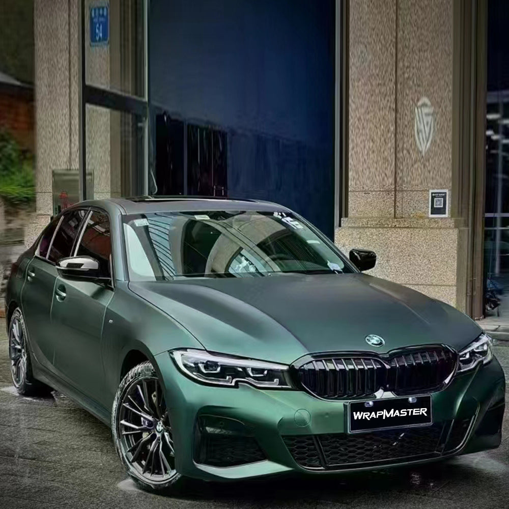 Ultral Matte Metal Emerald Green Carwrap (PET Liner) – wrapteck